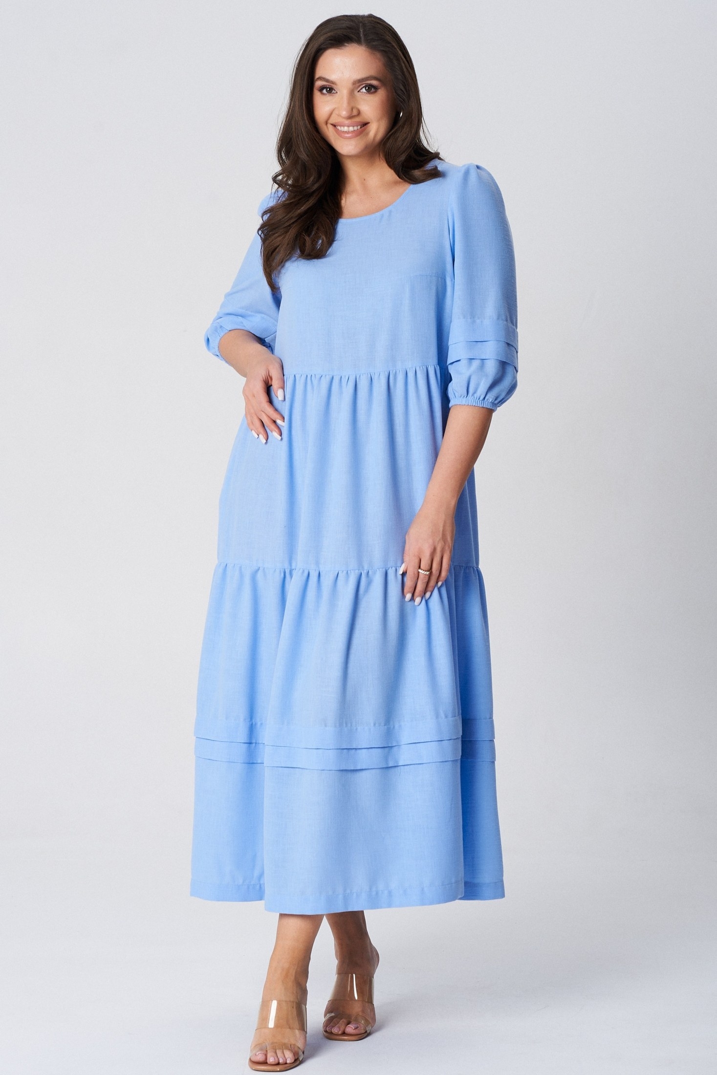 Платье 16507 голубой LeNata купить в интернет магазине | в наличии